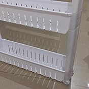 Buy Lifestyle-You Plastic Multipurpose and Versatile 4 Tier Slim Side ...