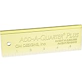 Amazon.com: CM Designs CMD40012 Ruler Add-A-Quarter Plus, 6" & 12"