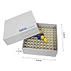 CryoKing 2 Inch 100 Well Cardboard Freezer Boxes Cryogenic Storage Box ...