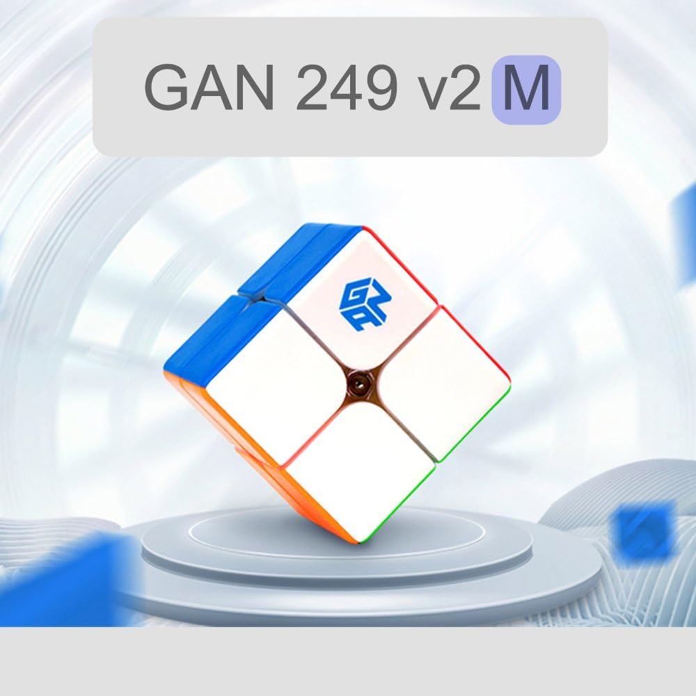 FunnyGoo Ganspuzzle Gan249 v2 M 2×2 stickerless Gan 249 V2M Gan 249 2M ...