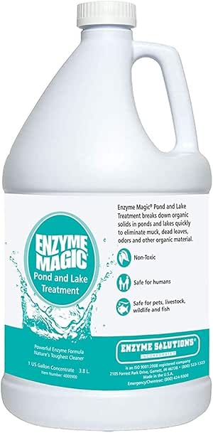 Amazon.com : ENZYME MAGIC Pond and Lake Treatment; Enzyme Fomula Breaks ...