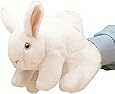 Amazon.com: Folkmanis White Bunny Rabbit Hand Puppet: Toys & Games