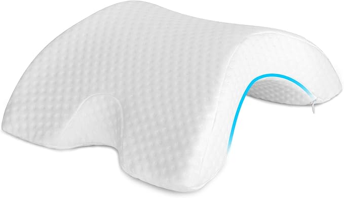 Couples Pillow, Arched Cuddle Pillow with Slow Rebound Memory Foam for ...