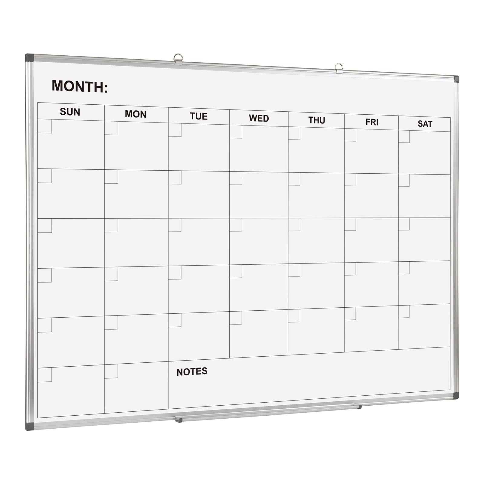 Comix Magnetic Dry Erase Calendar Whiteboard, 48 x 36 Inches Monthly ...