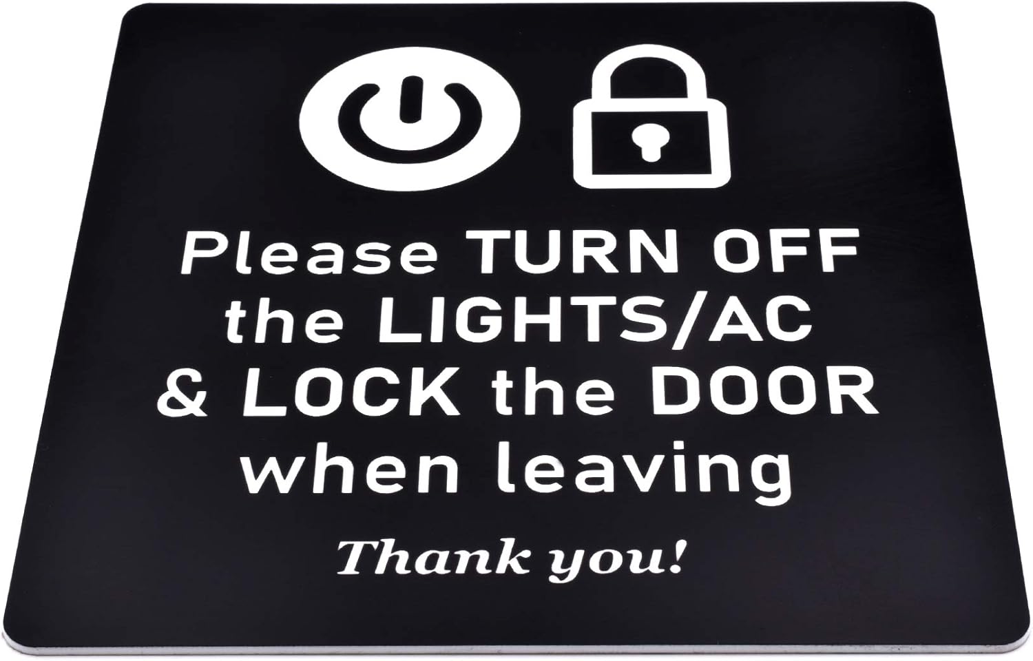 Please Turn Off Air Conditioner Sign / Turn Off Aircon Lights Before ...