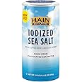 Amazon.com : Hain Pure Foods Iodized Sea Salt, 21 Oz : Grocery ...