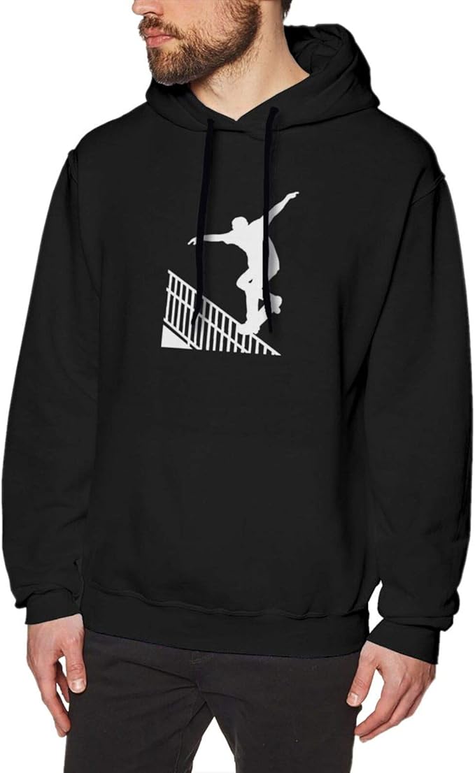 Skateboarding Skater Men's Hoodie Sweatshirt Pullover Hooded Sweater ...