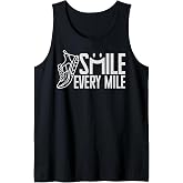 Amazon.com: funny running runner smile every mile cool graphic & saying ...