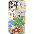 Amazon.com: Casely iPhone 12 Pro Case | Botanical Blooms | Floral Patchwork Case | Bold Military ...