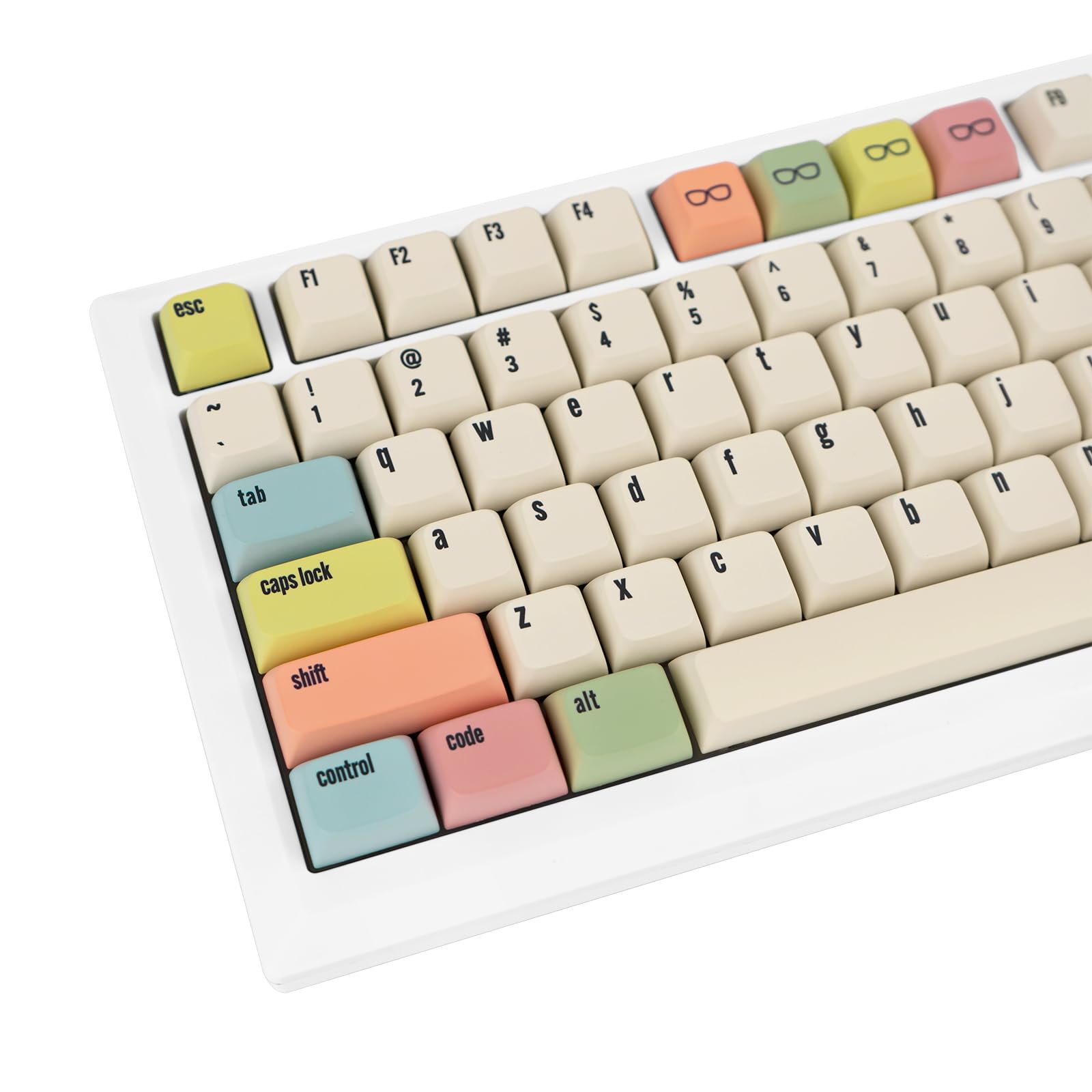 Mua JOLINTAL 134-Key Canvas Retro Beige Keycaps, PBT Custom, Dye ...