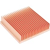 Amazon.com: DIY Pure Copper Skiving Fin Heatsink 80x80x20mm / 3.15x3 ...