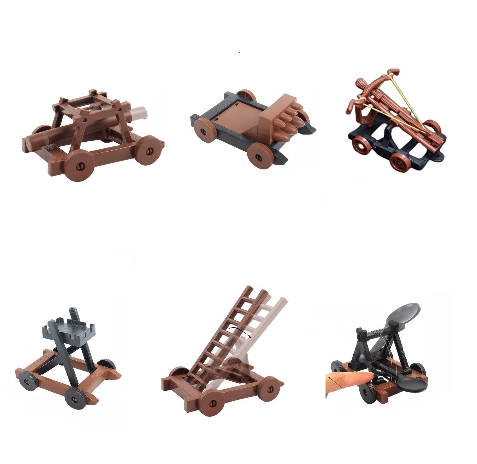 Mua 6PCS Medieval Chariot Action Figure Toy Army Playset with Ballista ...