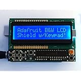 Amazon.com: RGB LCD Shield Kit with 16x2 Character Negative Display-Uses Only 2 Pins : Electronics