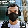 PURIAN Big Mask Adult XL (Extra Large) Beard Mask for Men, Face Mask ...