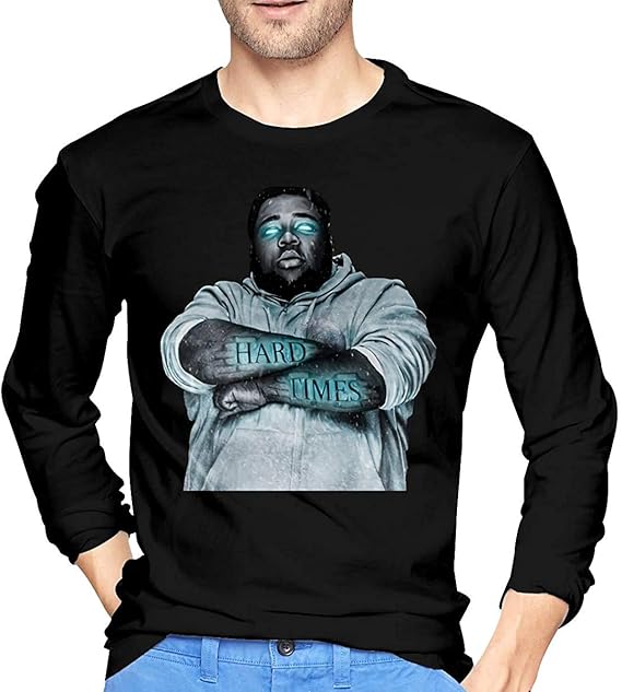 Rod Wave Classic Men's Long Sleeve T-Shirt Black: Amazon.co.uk: Clothing