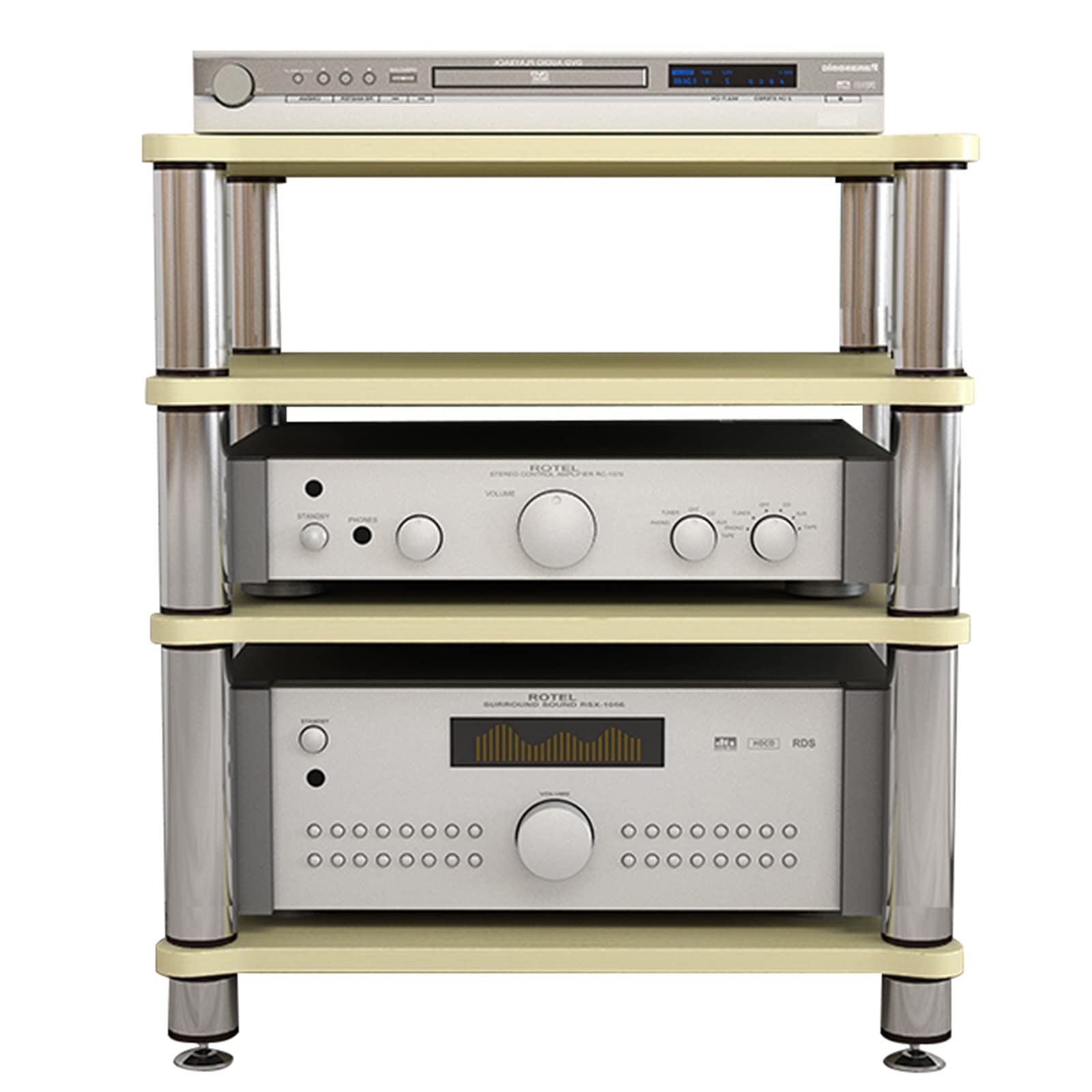Mua HiFi Rack and Stand Audio Rack Open Frame Rack for Cabinets Servers ...