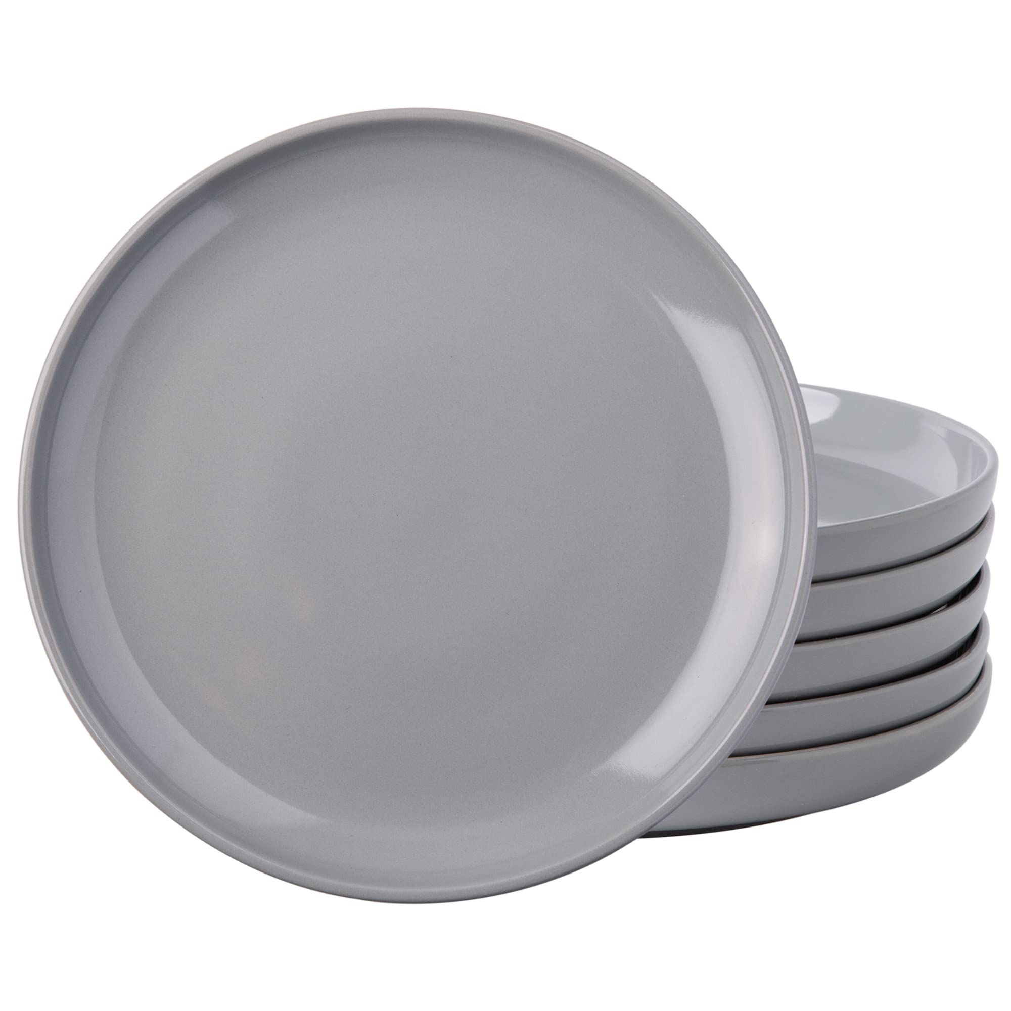 AmorArc Ceramic Dinner Plates Set of 6,10.5 inch Large Stoneware plates ...