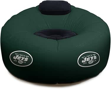 Amazon.com : New York Jets Inflatable Air Chair : Sports Fan Folding ...