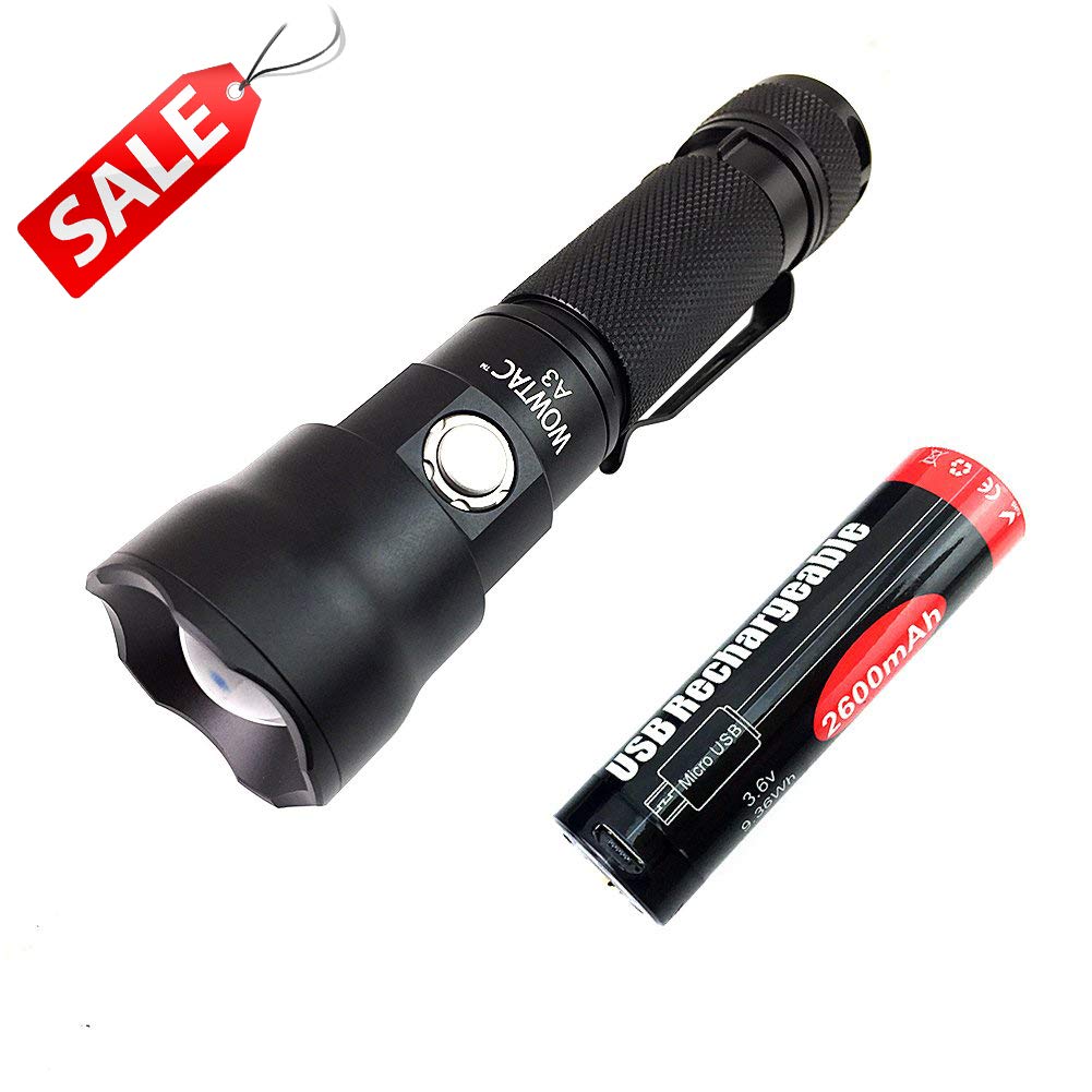 LED Flashlight Max 600 Lumen with Zoomable Adjustable Focus 5Modes ...