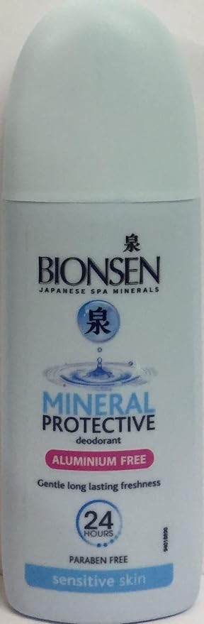 SIX PACKS of Bionsen Mineral Protective Deodorant Aluminium Free Pump ...