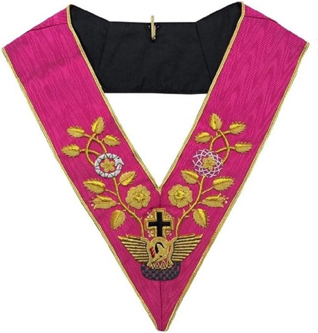 Masonic Regalia Rose Croix 18th Degree Collar: Amazon.co.uk: Jewellery