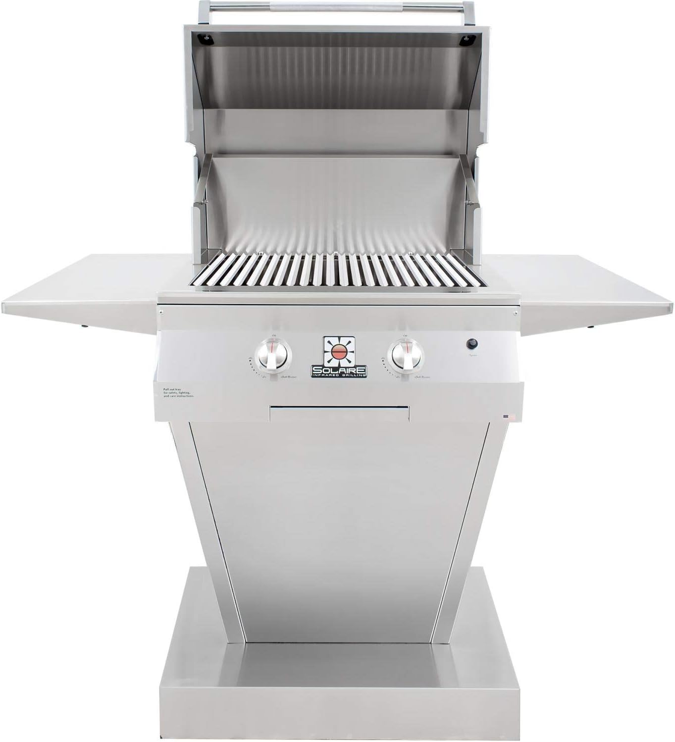 Review Solaire 27 Inch Deluxe All Infrared Natural Gas Grill On Angular ...