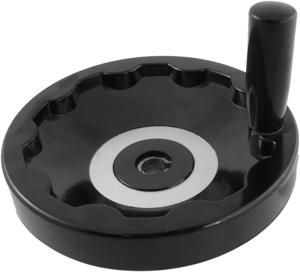 sourcing map 18mm x 200mm Handrad Stellrad Handkurbel mit klappbar ...