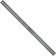 Westcott ZC-24 Zero Center Stainless Steel Metal Ruler with Non-Slip ...