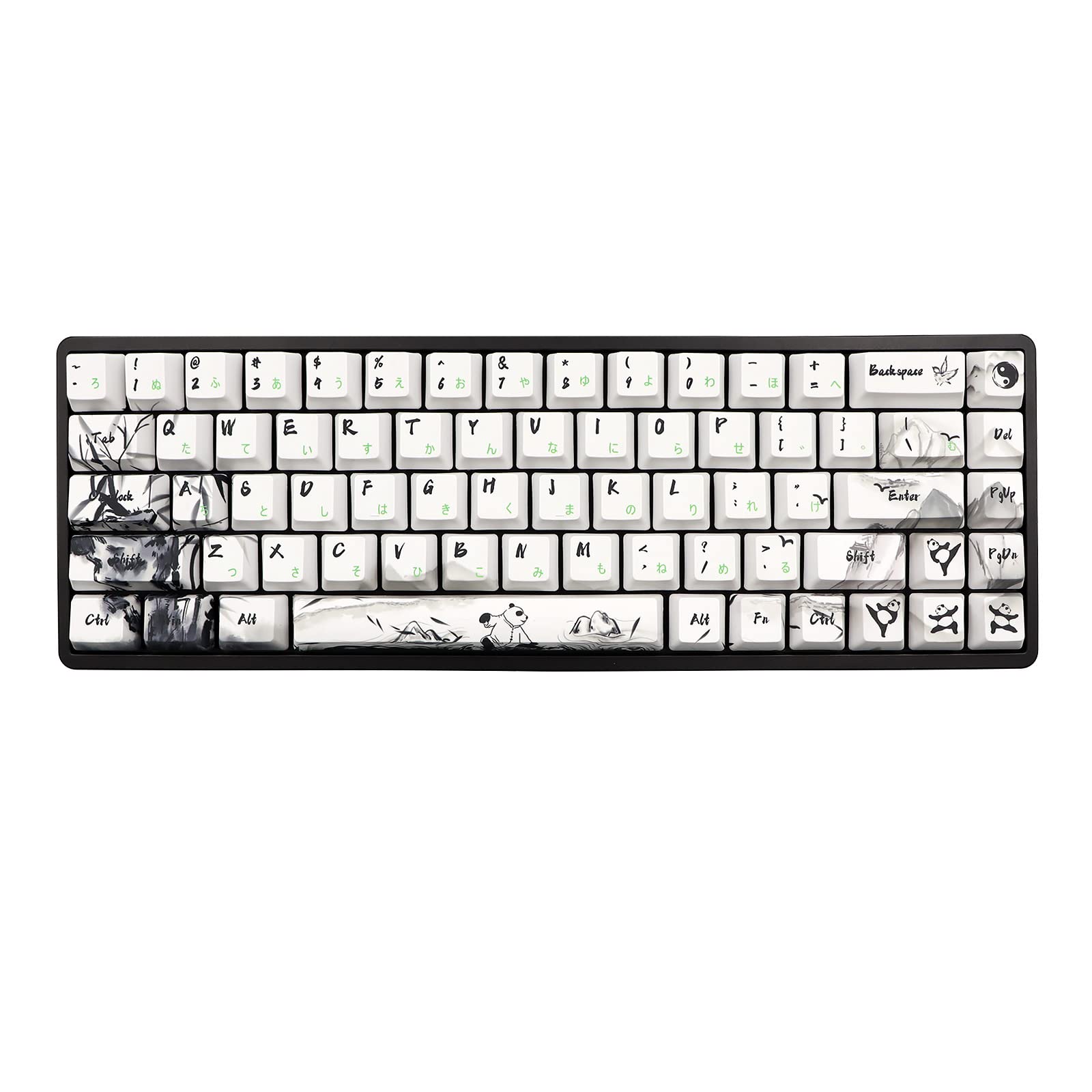 Mua JSJT Keycaps 65 Percent-Custom PBT Keycap Set Japanese Keycaps 68 ...
