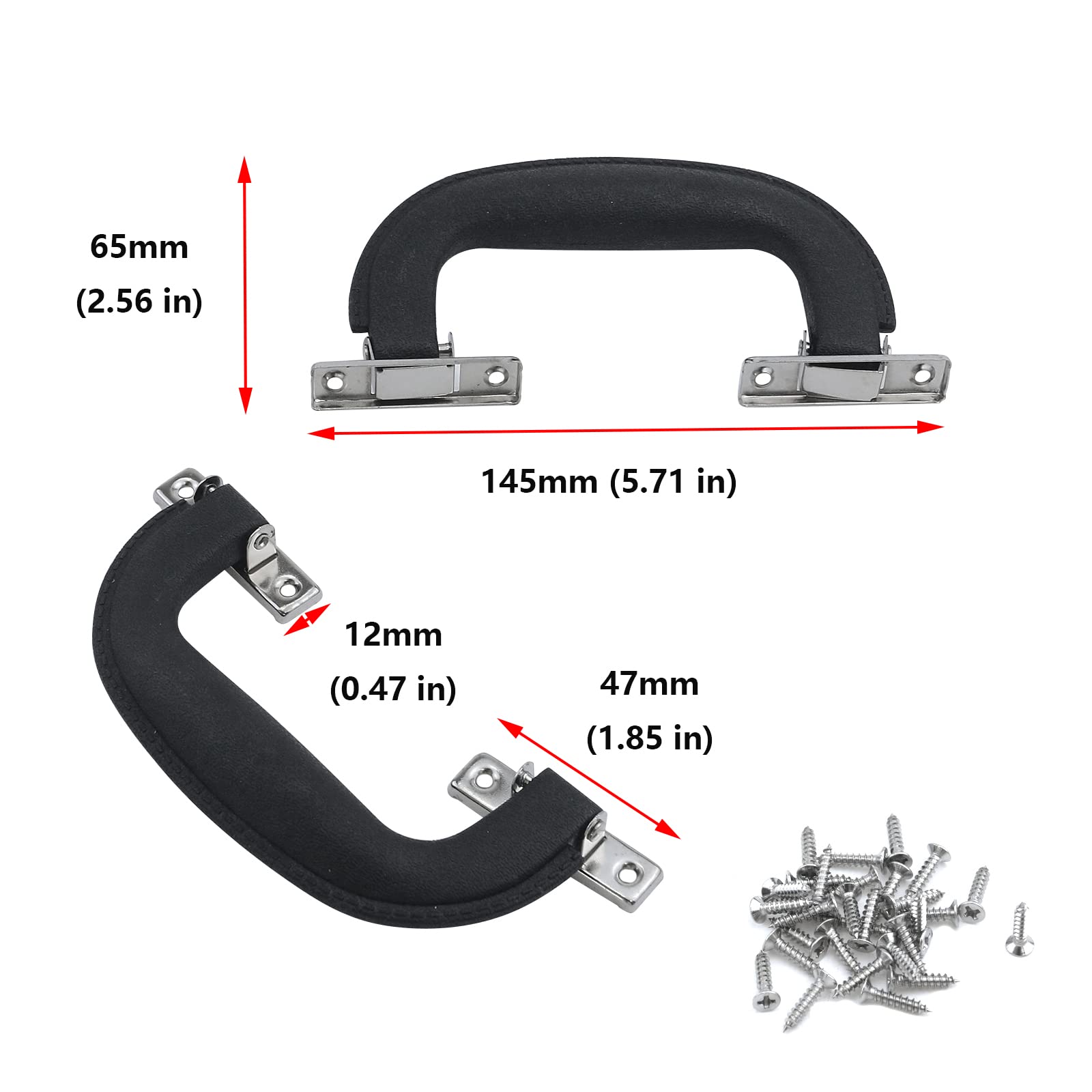Mua Antrader 6-Pack Plastic 150mm Long Luggage Trunk Pull Handle ...