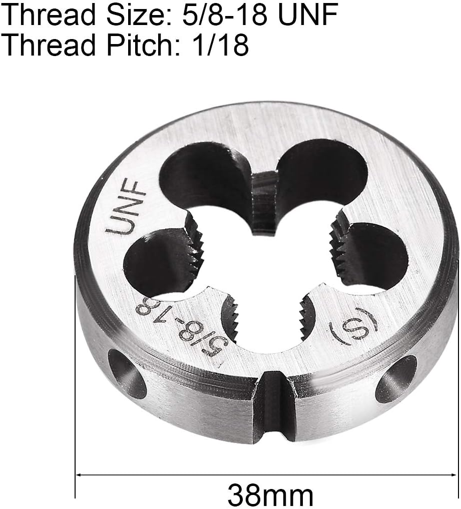 online at best price uxcell 2 Pcs 5/8 inches-18 UNF Right Hand Round ...