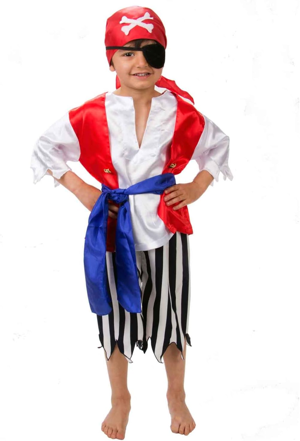 Slimy Toad Fantastic Boy PIRATE Costume (5 piece set) Luxury Handmade ...