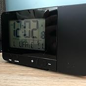 ThinkGizmos Atomic Projection Clock With Temperature TG644 Ceiling/Wall ...