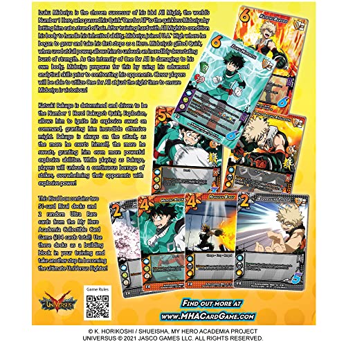 My Hero Academia Collectible Card Game Izuku Midoriya Vs. Katsuki Two ...