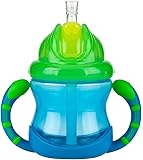 Amazon.com : Nuby 2-Pack No-Spill Cup with Flex Straw, 10 Ounce, Colors May Vary : Sippy Cups : Baby