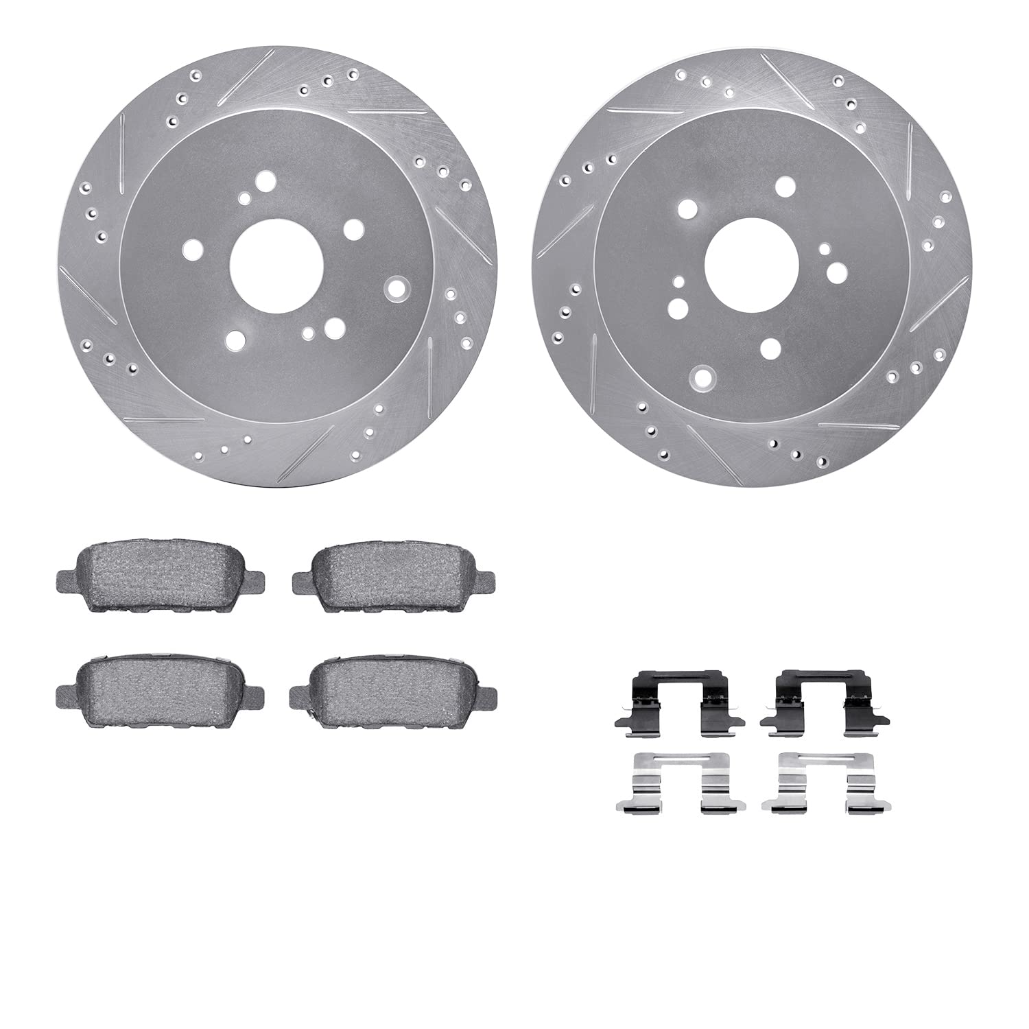 Dynamic Friction Company Front Brakes and Rotors| Hardware Included ...