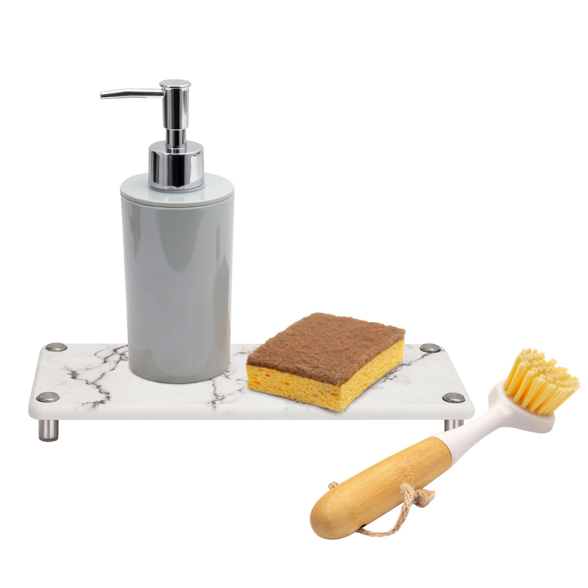 Mua BRANDOVO Stone Sink Caddy - Marble Tray - Instant Dry Sink ...