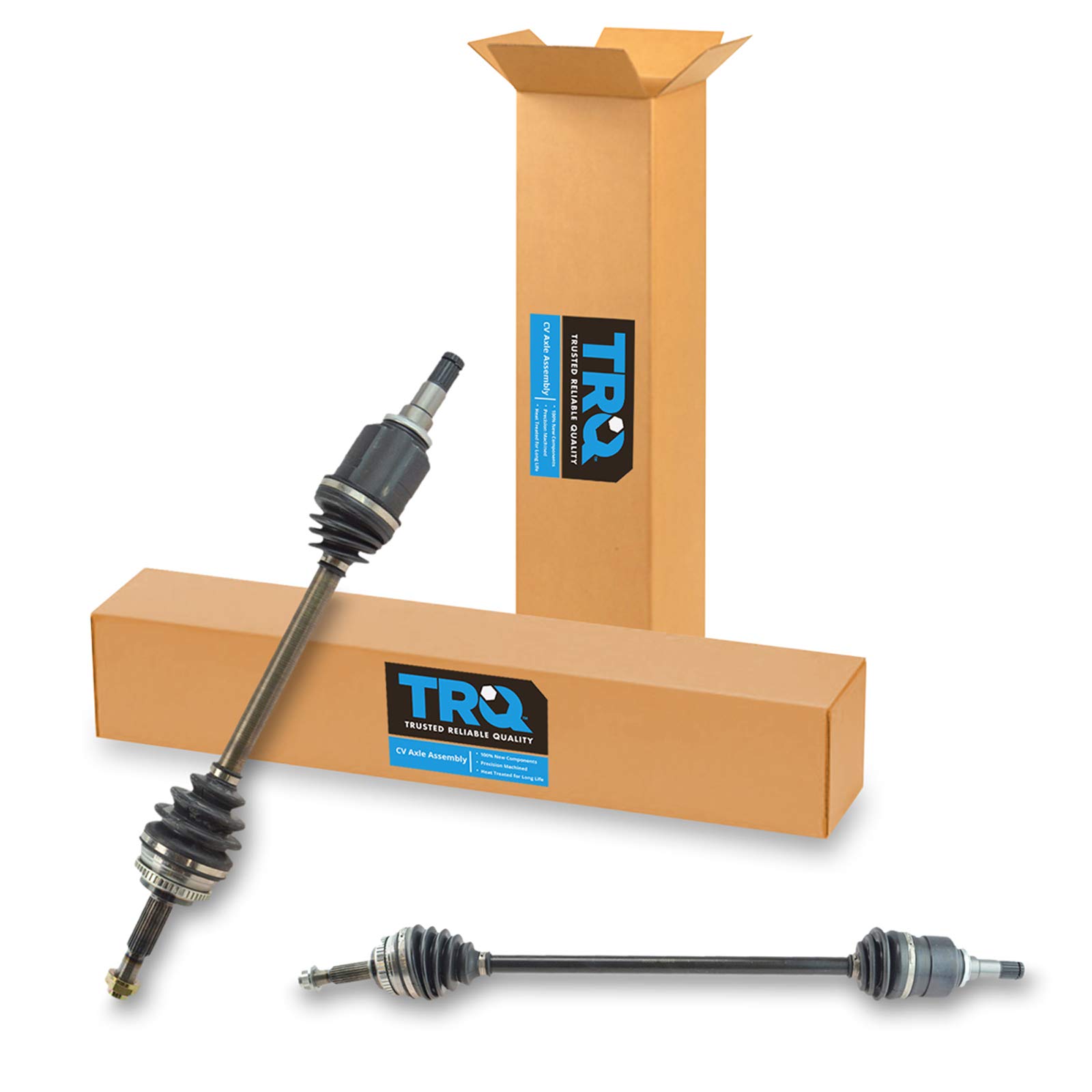 TRQ Front CV Axle Shaft Assembly Set Compatible with 2004-2009 Toyota ...