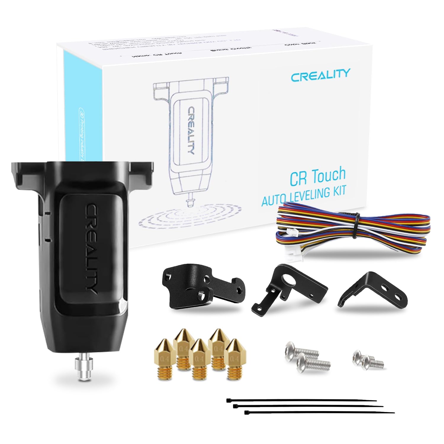 Creality CR Touch Auto Leveling Kit, Bed Leveling Sensor Kit for Creality Ender 3/ Ender 3 V2 ...