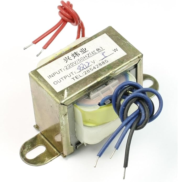 IIVVERR 220V 50Hz Input to 12V 5W Output EI Core Double Phase Power ...