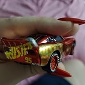 Amazon.com: Disney Pixar Cars Rust-Eze Racing Center Lightning McQueen ...