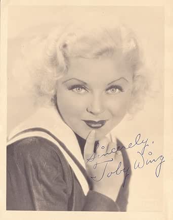 Toby Wing Authentic Vintage 1930s Signed Autograph Photo at Amazon's ...
