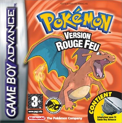 Pokémon version rouge feu: Amazon.fr: Jeux vidéo