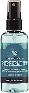 The Body Shop Peppermint Cooling Reviving Foot Spray, 100ml/95.8 grams ...