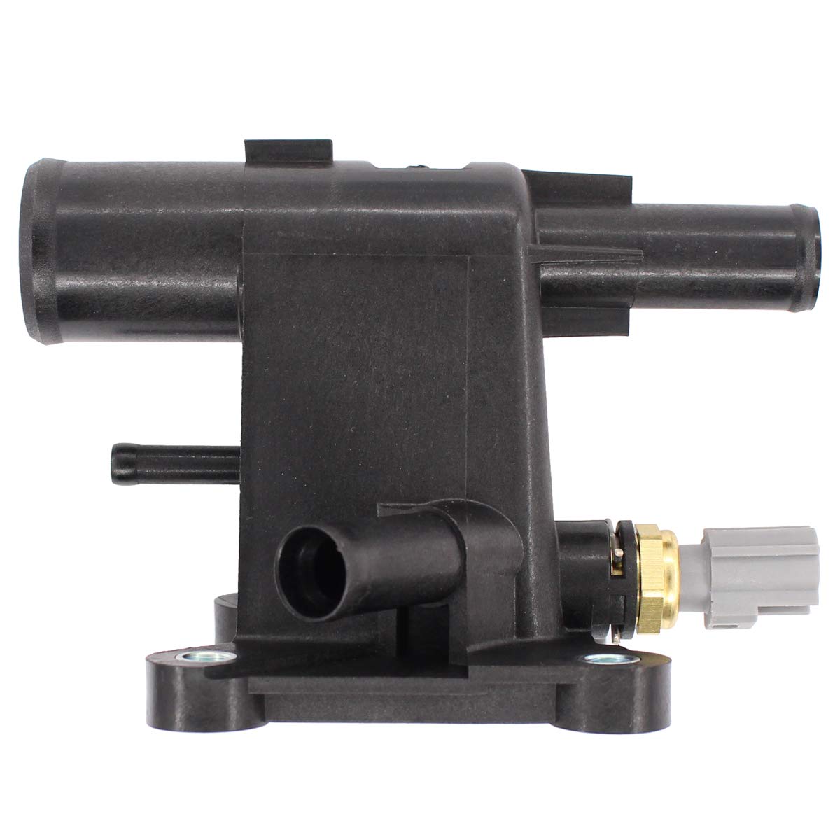 MOTOKU Water Outlet Thermostat Housing w/Temp Sensor for Ford Focus ...