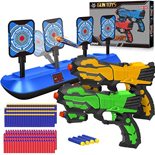 POKONBOY Shooting Targets Game Blaster Toy Gun, with Soft Foam Bullets ...