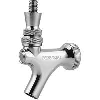 Amazon.com: FERRODAY Stainless Steel Core Draft Beer Faucet Polished ...