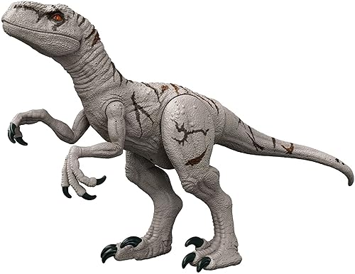 Mattel Jurassic World Super Colossal Atrociraptor Action Figure, 3-foot ...