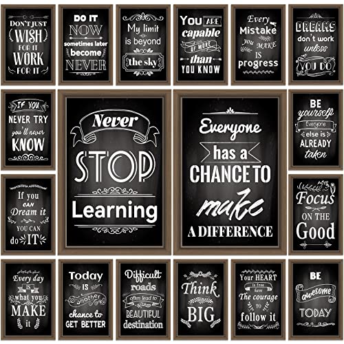Mua 24 Motivational Posters for Classroom Decor, Growth Mindset Poster ...