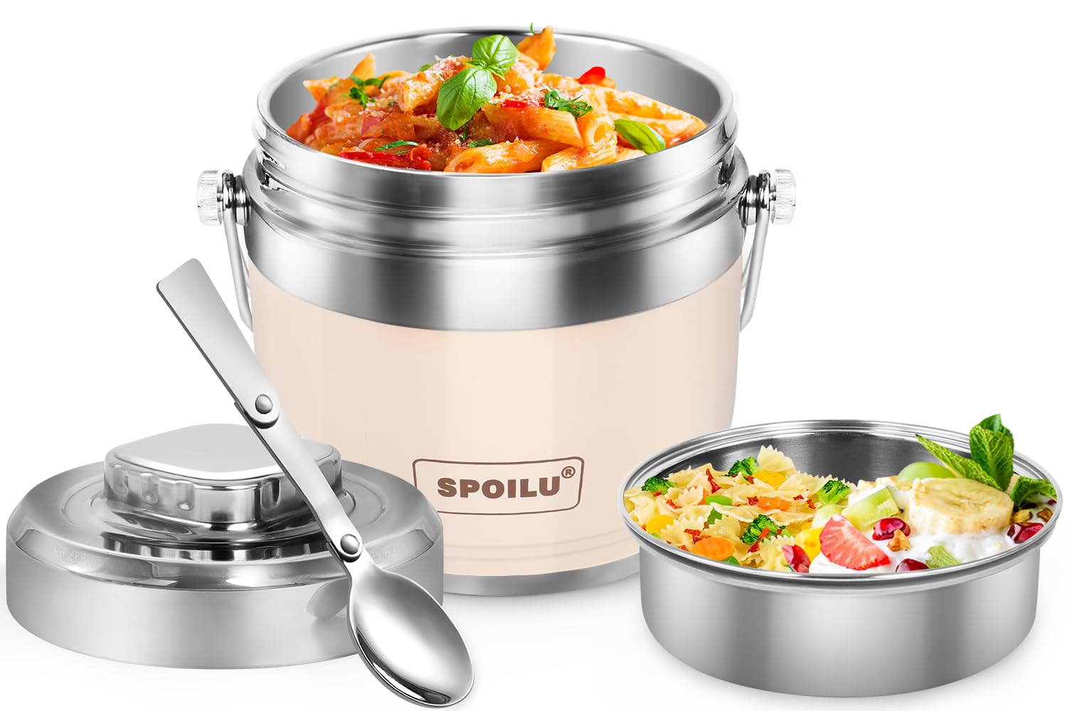 Thermo Food Jar Insulated Container - 42.3 Oz, Insulated Food Container ...